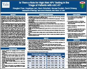 Yale Pathology Posters: 2013: Chhieng: Is There a Role for High Risk ...